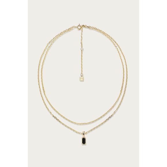 F+H STUDIOS | Jewelry | New Fh Studios Stevie Double Chain Necklace In ...